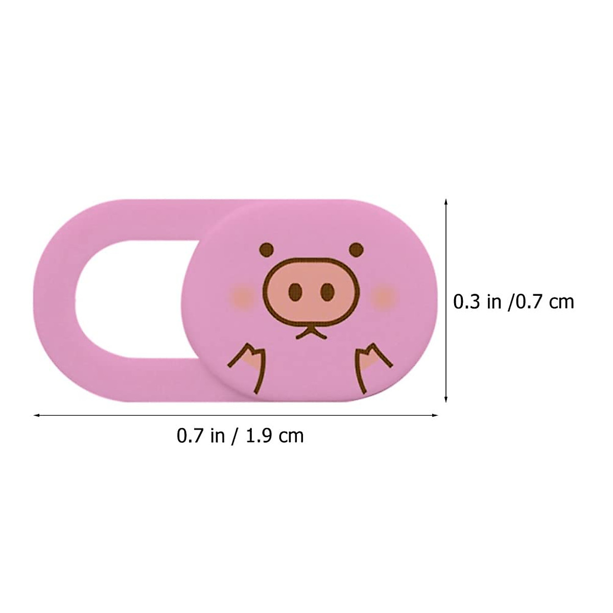 SOLUSTRE 3Pcs Camera Cover Phone Webcam Cover Black Slides Camera Shield Cover Black Webcam Cover Webcam Blocker Computer Webcam Cover Webcam Privacy Cover Computer Tablet abs Flat Lens