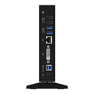 XUNMAIFHB Portable Docking Station,USB3.0 Docking Station Notebook high-Speed Transmission Multi-Function Converter DVI, Gigabit RJ4, Audio Interface, Microphone Interface Fast Transmission