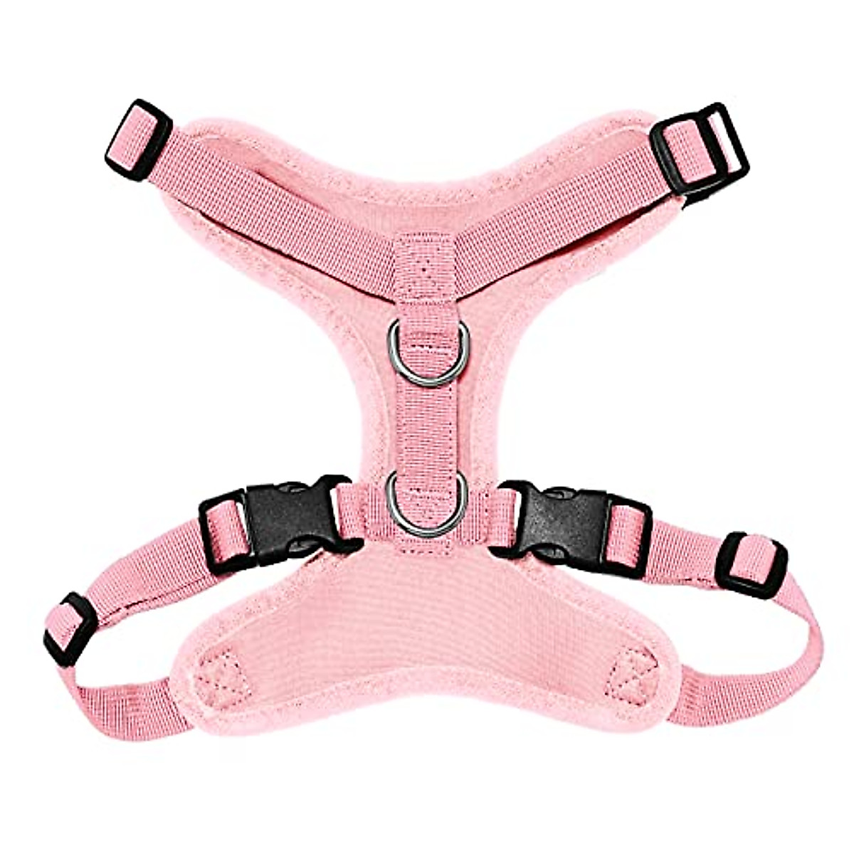 Voyager Step-in Lock Pet Harness - All Weather Mesh, Adjustable Step in Harness for Cats and Dogs by Best Pet Supplies - Pink, M