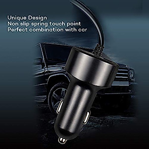 FouceClaus 12V Portable DVD Player Car Charger for RCA, Philips, DBPOWER, Sylvania, APEMAN DVD Player, Replacement Car Adapter for Snailax Massage seat Cushion SL-262M SL-126 SL-262P (6.6Ft Cord)