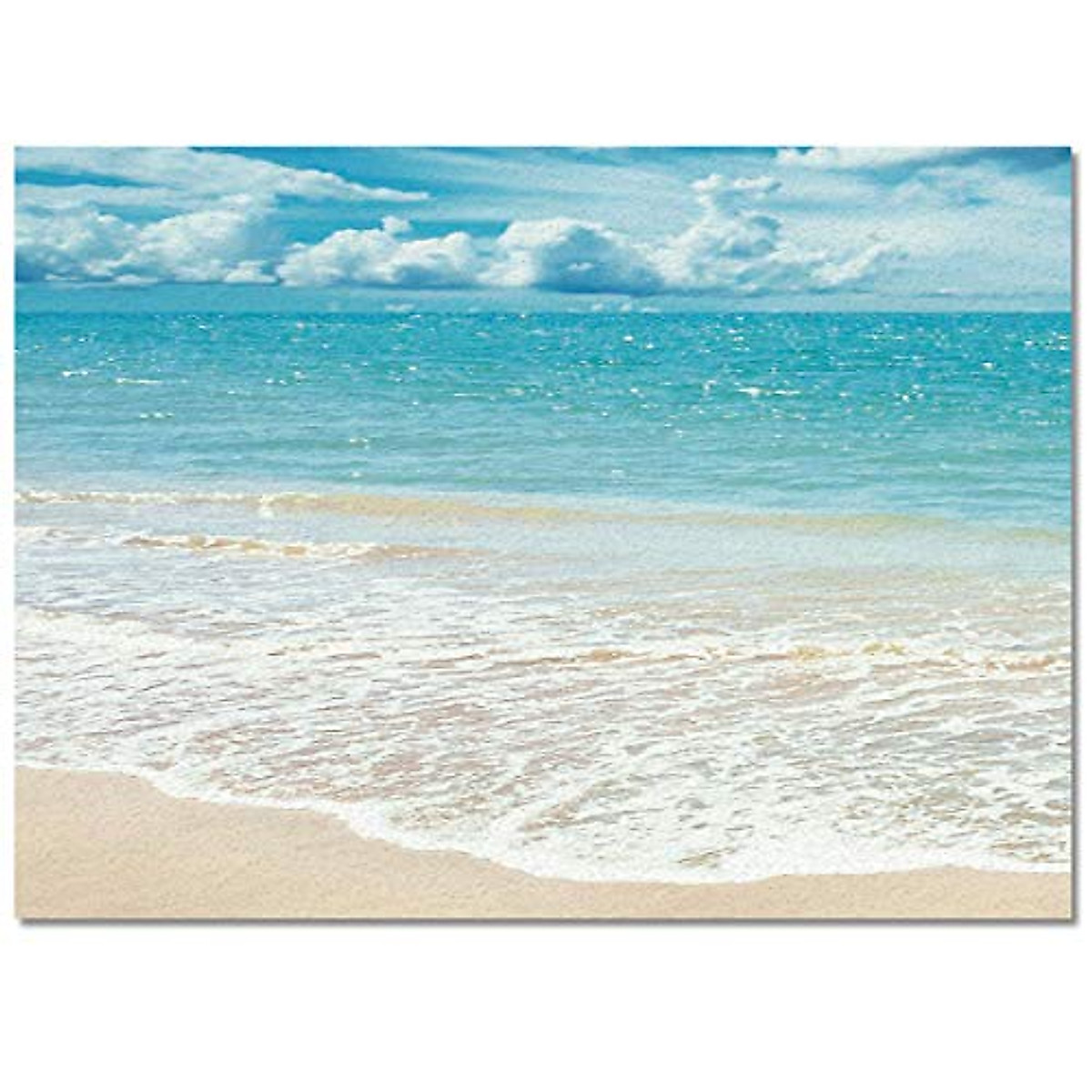 Gsypo Summer Indoor Modern Contemporary Area Rug, Tropical Ocean Beach Sea Water Ultra Soft Non-Shedding Carpet Floor Mats Stain Resistant Living Room Bedroom Area Rugs Washable 2'x3'