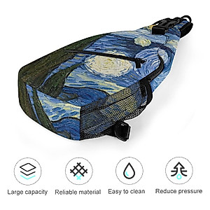 IMPCOKRU Sling Bag for Men Women Crossbody Backpack 23,Lightweight Shoulder Backpack for Causal Sport Travel Hiking.