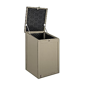 Cosco Outdoor LIving BoxGuard®, Large Lockable Package Delivery and Storage Box, 6.3 cubic feet, Tan