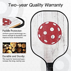 Pickleball Paddles Pickle Ball Set - Paddle Rackets Sets of 4 Pack Racket Pickleballs Equipment Gifts for Beginners Farmhouse KAI-ROAD