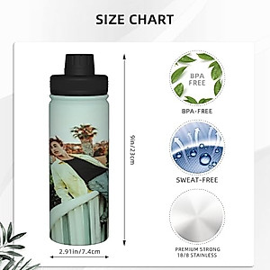 Eevikion Johnny Musics Orlando Stainless Steel Insulated Tumbler Sports Water Bottle Hot and Cold Travel Cup 18oz