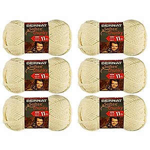 Bernat Softee Chunky Yarn (6-Pack) Natural 161128-28008