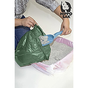 Hippo Sak Extra Large Pet Poop Bags for Large Dogs and Cat Litter, 480 Count