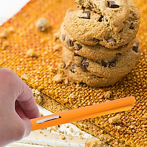 Ciieeo Restaurant Crumb Sweepers for Servers - 2pcs Stainless Steel Crumb Scraper Table Crumb Sweepers Bread Crumber Cleaner for Tablecloths in Restaurants and Home