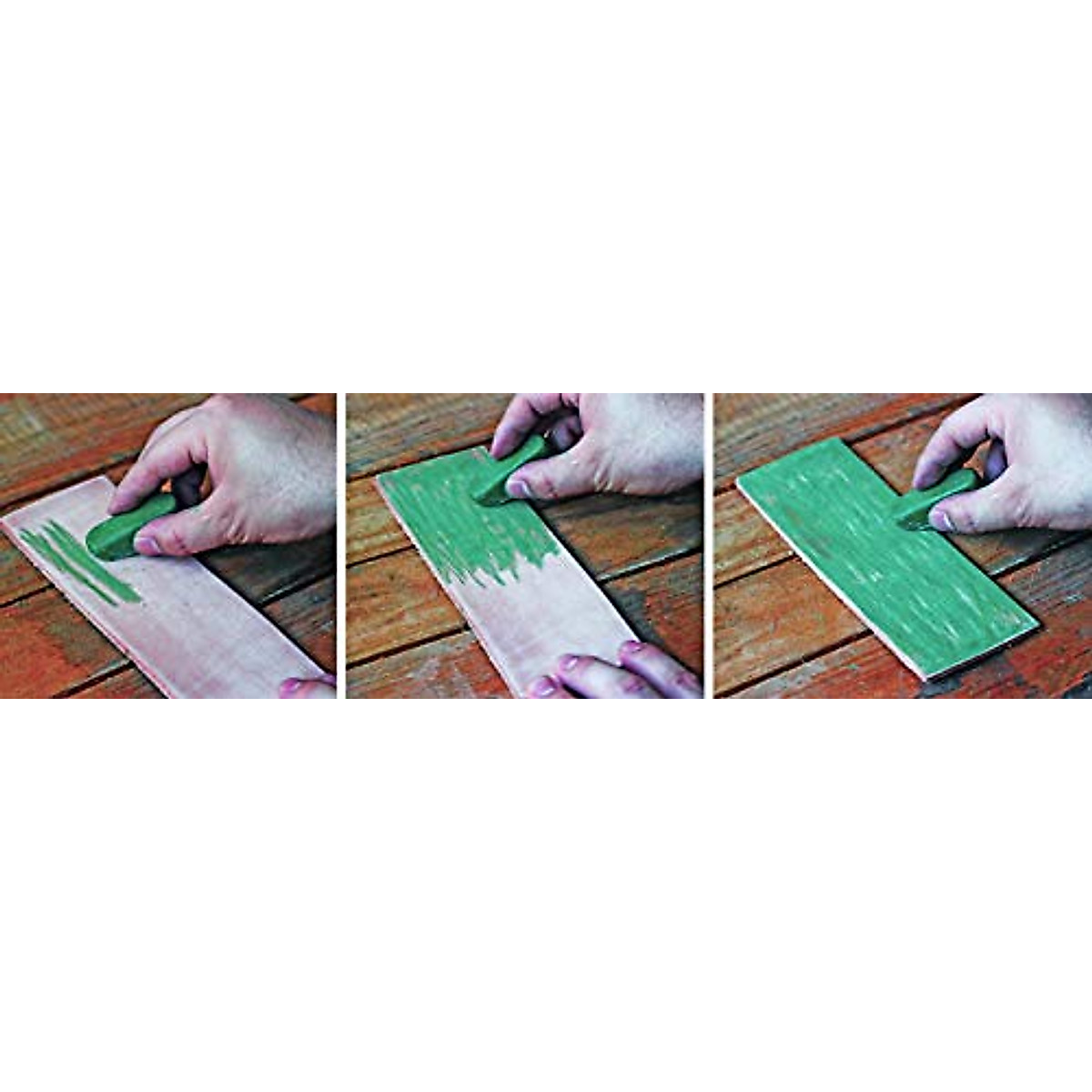 AMZSHARK 2 OZ Polishing & Cutting Compound Fine Green White Buffing Compound Leather Strop Sharpening Stropping Compounds Polishing Wax