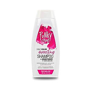 Punky Pinktabulous 3-in-1 Color Depositing Shampoo & Conditioner with Shea Butter and Pro Vitamin B that helps Nourish and Strengthen Hair, 8.5 oz
