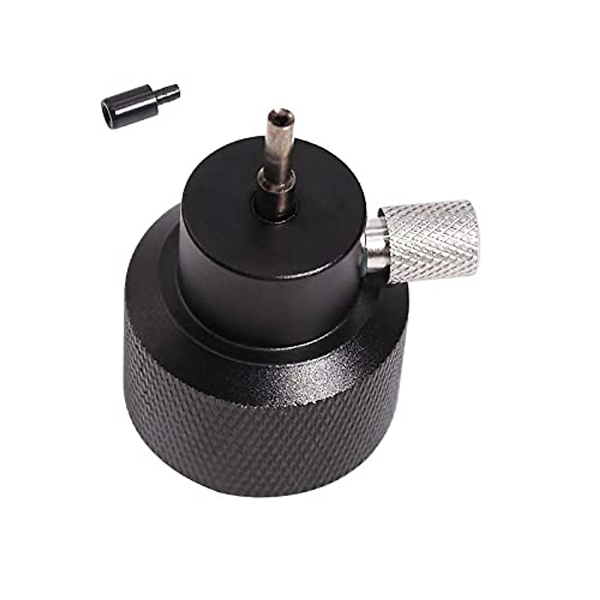 COLOR TREE Airsoft Propane Filling Adapter for Green Gas Tank with Silicone Oil Port Gas Adapter Avoid Leak Black