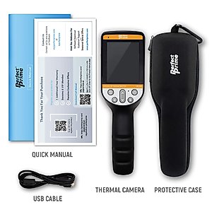 PerfectPrime IR0280, Infrared (IR) Thermal Imager & Visible Light Camera/Video Record 1024 Pixels & Temperature Range from -22~1832°F