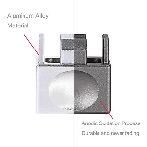 New Fashion Kingdom Metal Switch Opener Mechanical Keyboard Keycaps Lubricate Aluminum for Kailh - Gray