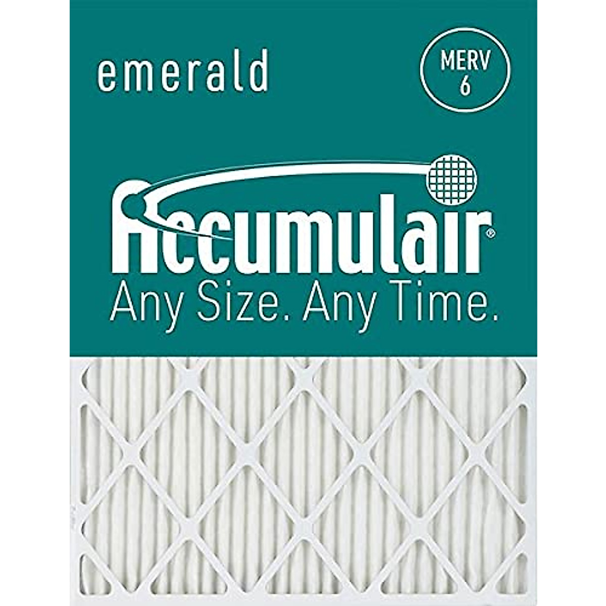 14x30x1 (13.5 x 29.5) Accumulair Emerald 1-Inch Filter (MERV 6) (6 Pack)