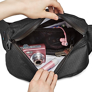 Skog Å Kust FannySåk Airtight & Waterproof Floating Waist Bag | for Kayaking, Rafting, Boating, Swimming, Camping, Hiking, Beach, Fishing | Black