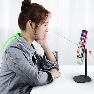 SunshineFace Adjustable Aluminum Alloy Desktop Tablet Stand Phone Holder for Remote Teaching Live Streaming