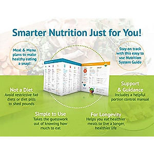Precise Portions Portion Control Plate - Pack of four (4) 9 INCH 3-Section BPA-Free Nutrition Guidance Plates - with 4 Snap-Tight Vented Lids- for Weight Loss Store