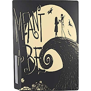 Skinit Decal Gaming Skin Compatible with PS5 Console - Officially Licensed Disney The Nightmare Before Christmas Jack and Sally Meant to Be Design