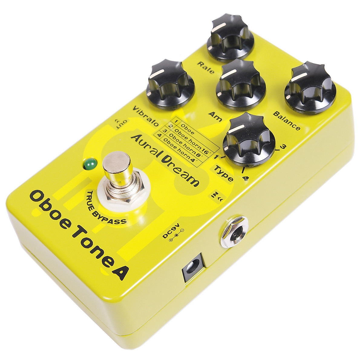 Aural Dream Oboe Tone A Synthesizer Guitar Effect Pedal includes Oboe,Oboe horn 16',Oboe horn 8' and Oboe horn 4'with Vibrato module,True bypass.