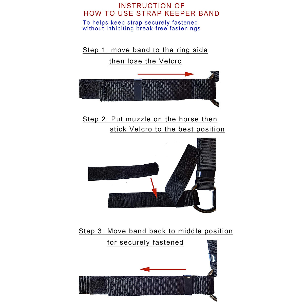 T TEKE Deluxe Horse Grazing Muzzle Fleece Fur Lined Around, Full Adjustable with Neoprene Cushion pad on Crown & Chin for Comfort