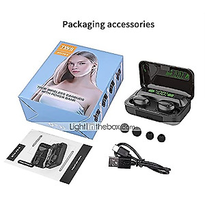 TWS F9, Bluetooth Earphones (Black). Touch Access Wireless & Bluetooth. Android & iPhone, Great Sound/Bass. USB Cable & Chargeable Case. Extra Buds Included. Good for Travel, Gym, All The Above.