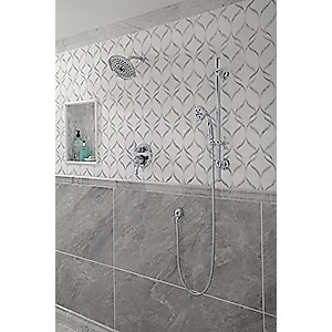 DELTA FAUCET T27897, Chrome Cassidy Traditional Monitor 17 Series Valve Trim with 3-Setting Integrated Diverter