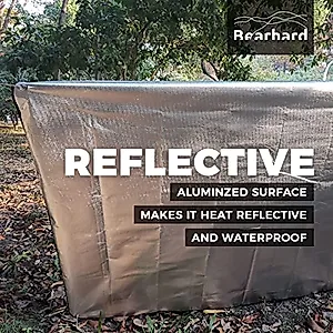 Bearhard 3.0 Heavy Duty Emergency Blanket, Emergency Tarp, Insulated Blanket, Thermal Waterproof Survival Space Blanket for Hiking, Camping