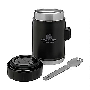 Stanley 10-09146-003 The Heritage Vacuum Food Jar Matte Black 14OZ / .4L