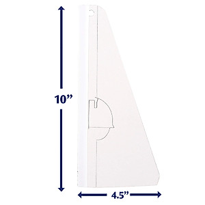 ArtSkills PA-1262 10" Easel Back Peel and Stick Poster & Project Stands, 6 Count, 6 Pack- 10 Inch, White