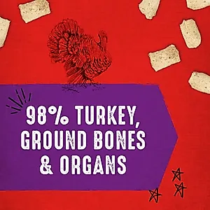 Stella & Chewy's Freeze-Dried Raw Carnivore Crunch Cage-Free Turkey Recipe Dog Treats – 3.25 oz. Bag