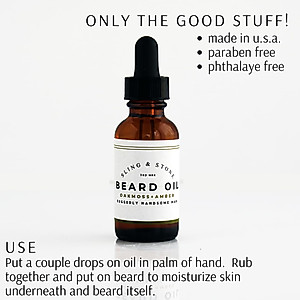 Twisted Tomboy Oakmoss and Amber Beard Oil - The Ruggedly Handsome Man