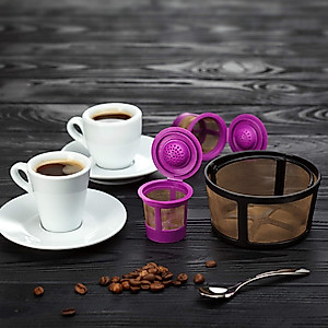 GoodCups Keurig K Duo Coffee Filter and 2 Reusable K Cups for K-Duo Essentials, K-Duo Brewers Only - Carafe Basket Coffee Filters and 2 Refillable Kcups for Keurig Duo, K-Duo Essentials Coffee Makers