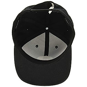 Brixton Men's Oath III Medium Profile Adjustable Snapback Hat, black, One Size