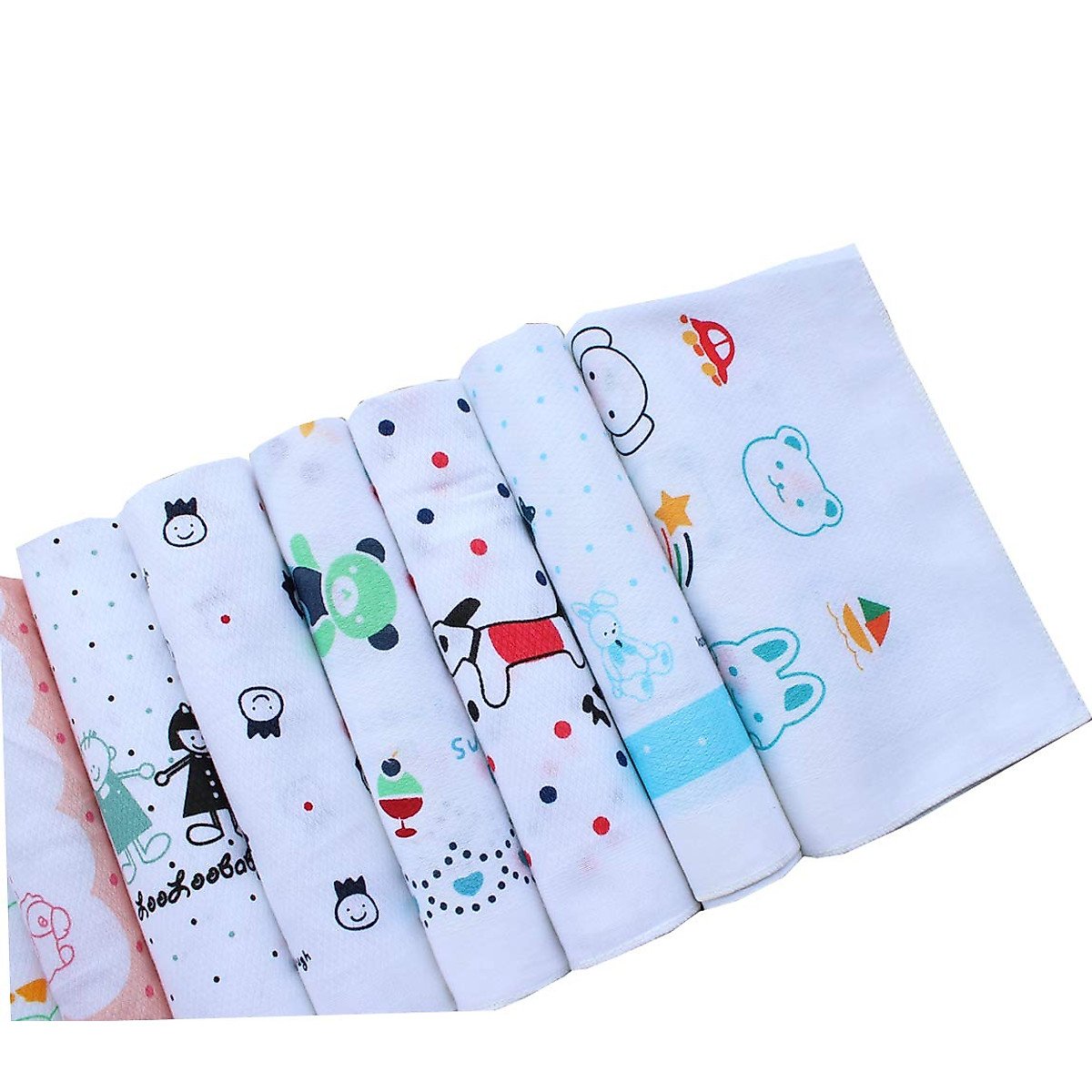New Cute 100% Cotton Boys/Girls Hankerchiefs 35CM X 35CM Pack