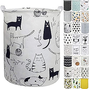 RoyBoder Collapsible Laundry Basket in Bedroom Waterproof Laundry Hamper in Bathroom Large Laundry Bag in College Dormitory Cloakroom Livingroom Nursery Organizer Toy Bin