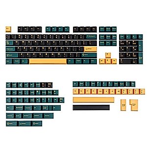 EPOMAKER MARRS 172 Keys Cherry Profile ANSI/ISO PBT Double Shot Keycaps Set for Mechanical Keyboard, Compatible with MX-Clone Switches