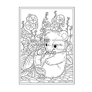 Baby Animals Coloring Book: An Adult Coloring Book Featuring Super Cute and Adorable Baby Woodland Animals for Stress Relief and Relaxation Vol. I