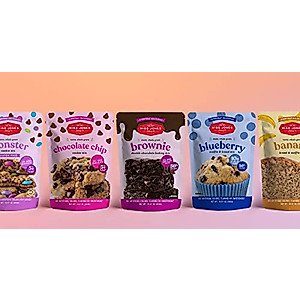 Miss Jones Baking Banana Bread & Muffin Mix - Whole Grains, 50% Lower Sugar, Real Banana, Naturally Sweetened Desserts & Treats (Pack of 1)