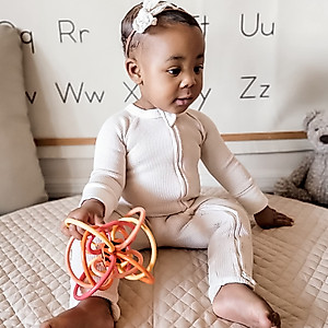 Manhattan Toy Year of The Tiger Winkel Rattle and Sensory Teether Toy Multicolor