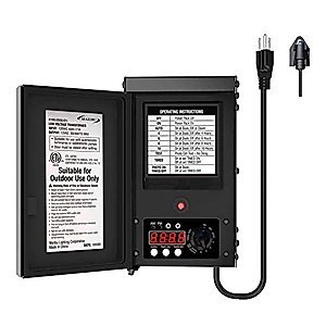 Malibu 300 Watt Power Pack with Sensor and Weather Shield for Low Voltage Landscape Lighting Spotlight Outdoor Transformer 120V Input 12V Output 8100-0300-01