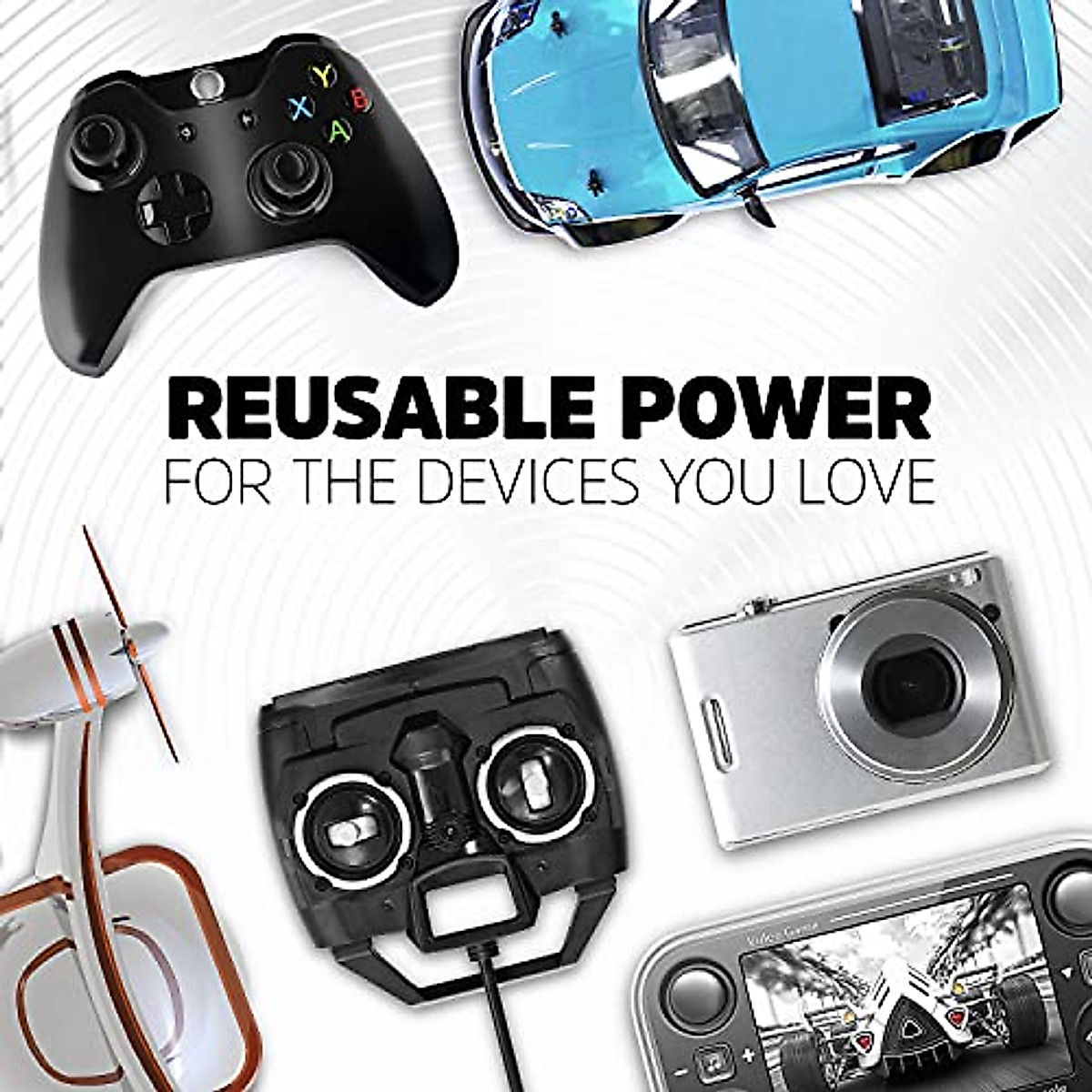 Energizer Power Plus Rechargeable AA Batteries (8 Pack), Double A Batteries