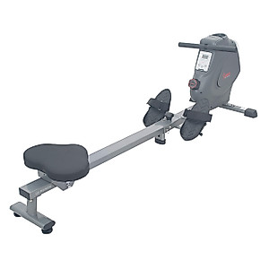Sunny Health & Fitness SF-RW5856 Magnetic Rowing Machine Rower with Flywheel, 285 LB Max Weight, LCD Monitor and Device Holder