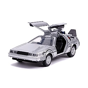 Jada Toys Back to The Future Part II 1:32 Time Machine Die-cast Car, Toys for Kids and Adults