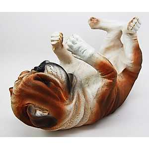 Atlantic Collectibles British Bulldog Canine Dog 10.25" Long Wine Bottle Holder Caddy Figurine