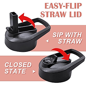 GOODNHAPPY Cute Cartoon Mouse Tumbler with Top Handle and Straw Lid Gift for Boys Girls Water Bottle Travel Kettle Cup for Car Cold and Hot Stainless Steel Double Wall Insulated Mug (bow tie, 32OZ)