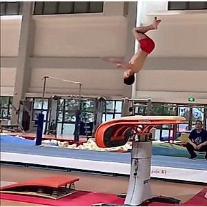 ZIMGOD Vault Gymnastics Springboard with 6 Springs, Heavy Duty Vault Spring Board, Beginning Gymnasts Sport Equipment for Vaulting/Training/Fitness