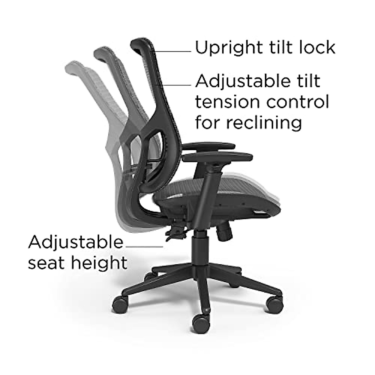 STAPLES 2260271 Kroy Mesh Task Chair Black