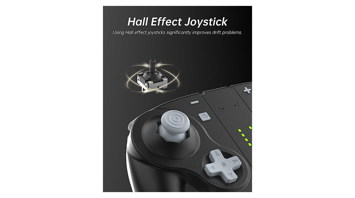 DOYOKY Hall Effect Joypad: Retro Gamecube Style Switch Controller