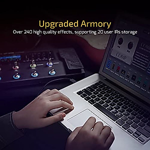 VALETON GP-200 Multi-Effects Guitar/Bass Pedal with Expression, FX Loop, MIDI, Amp Modeling, IR Cab Simulation, Stereo, USB Interface