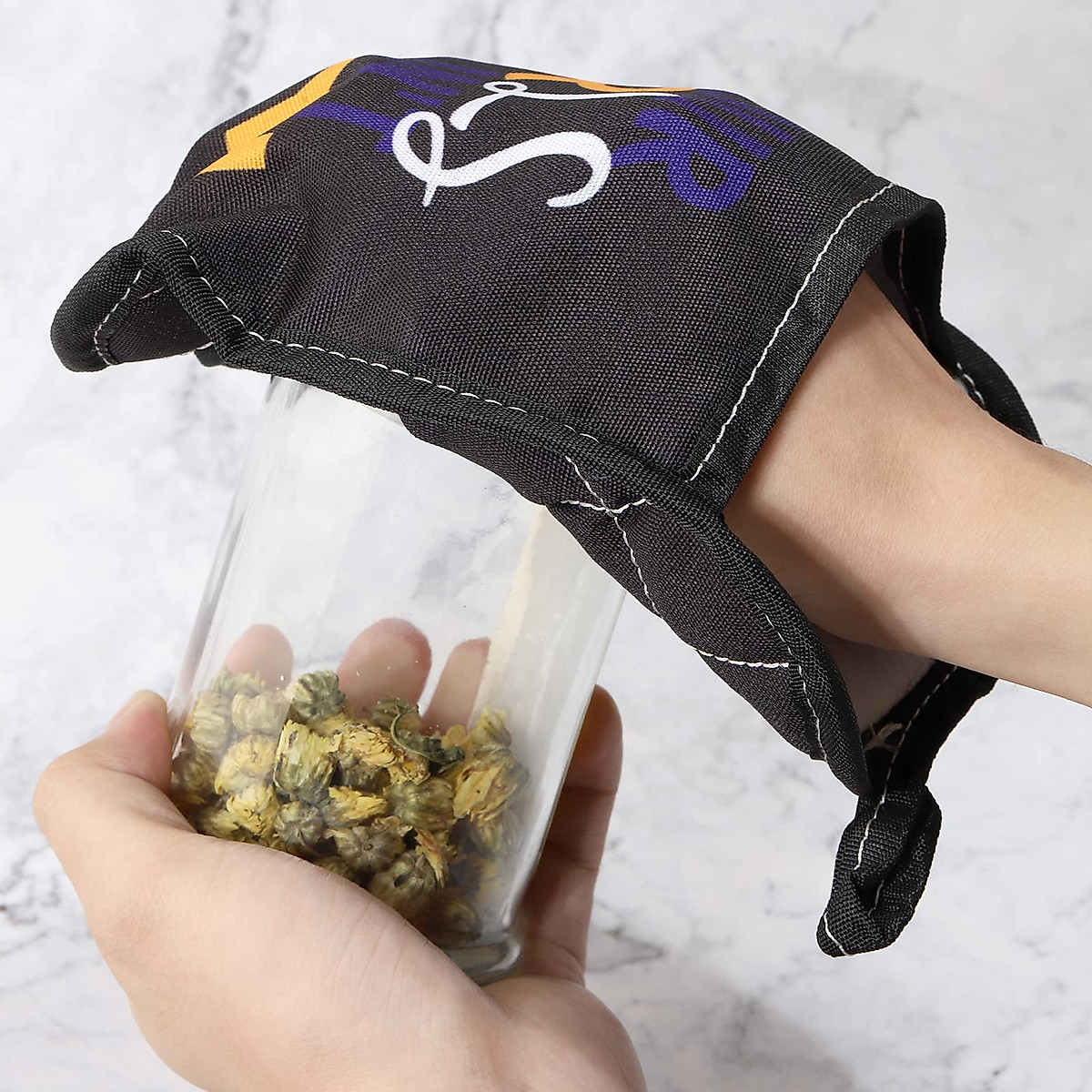 G2TUP Sorority Oven Mitt Gloves I Love My 1913 Gifts Red and White Divine 9 Pot Holders (I Love My)